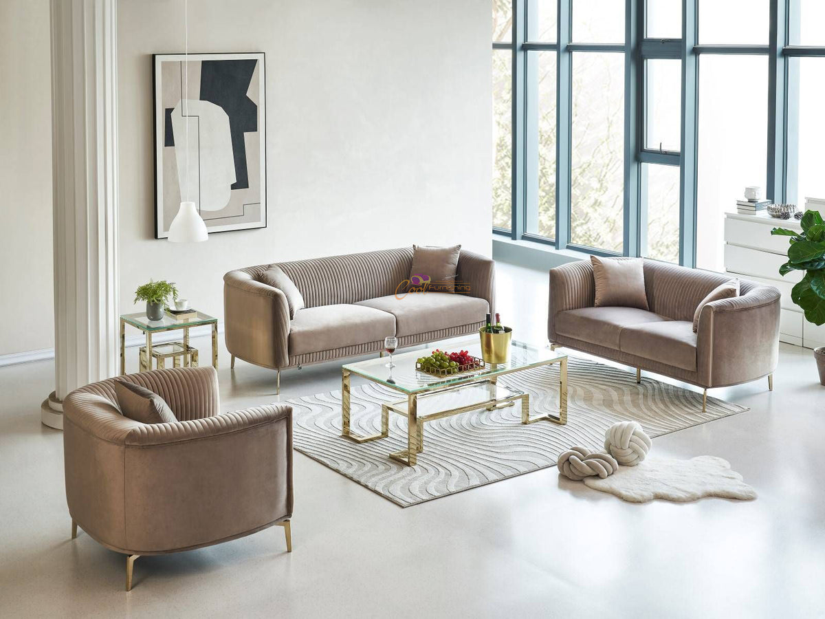 CF-022 Fabric Sofa Set | Custom Color 3+2+1 | Add Seats Option – Cool ...