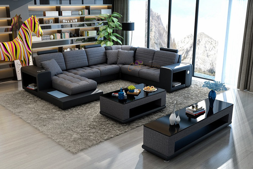 U Shaped Smart Lounge Set NZ | CF-007 Tech Complete Set | Cool ...