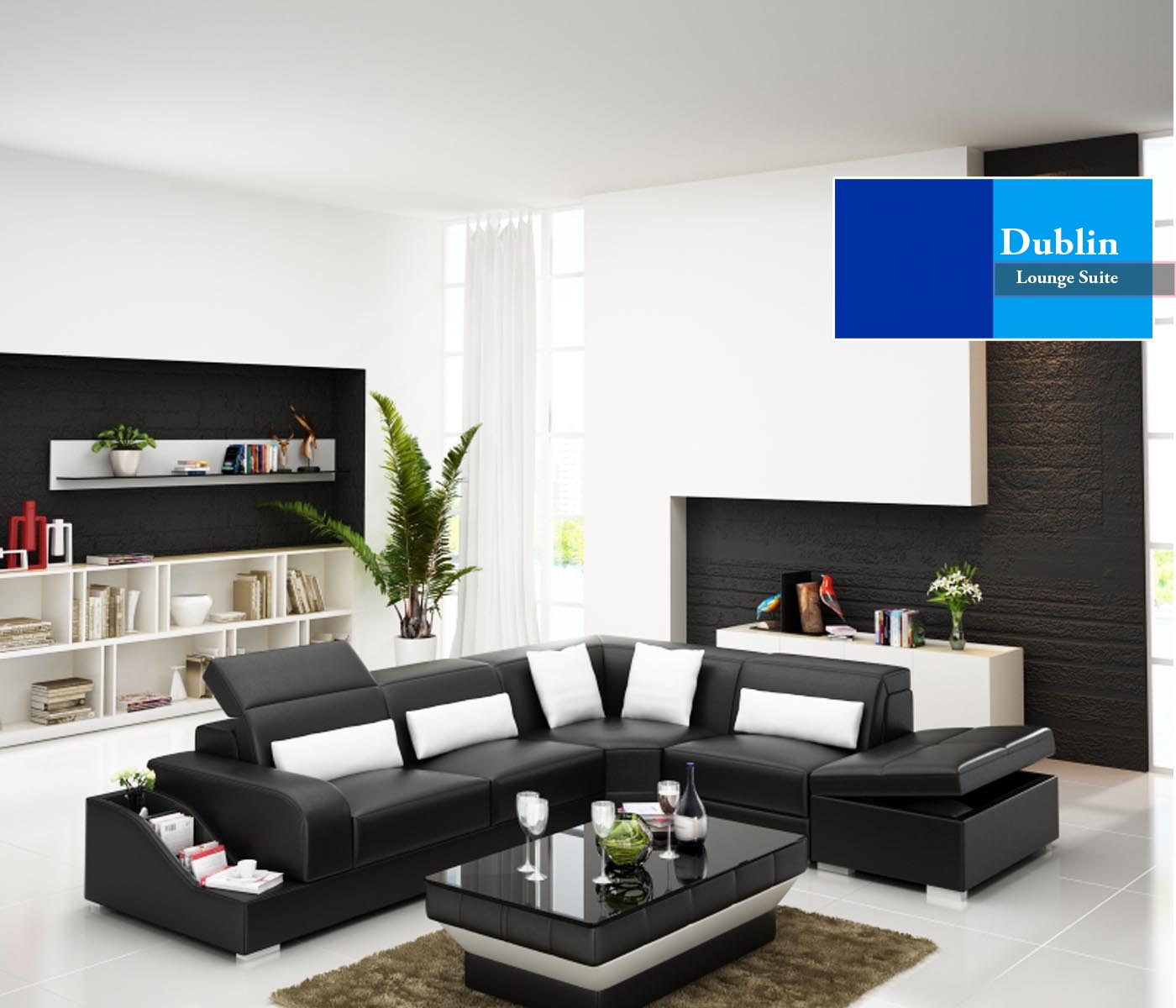 L Shaped Lounge Suites NZ | Corner Sofa with Ottoman | Cool Furnishings ...