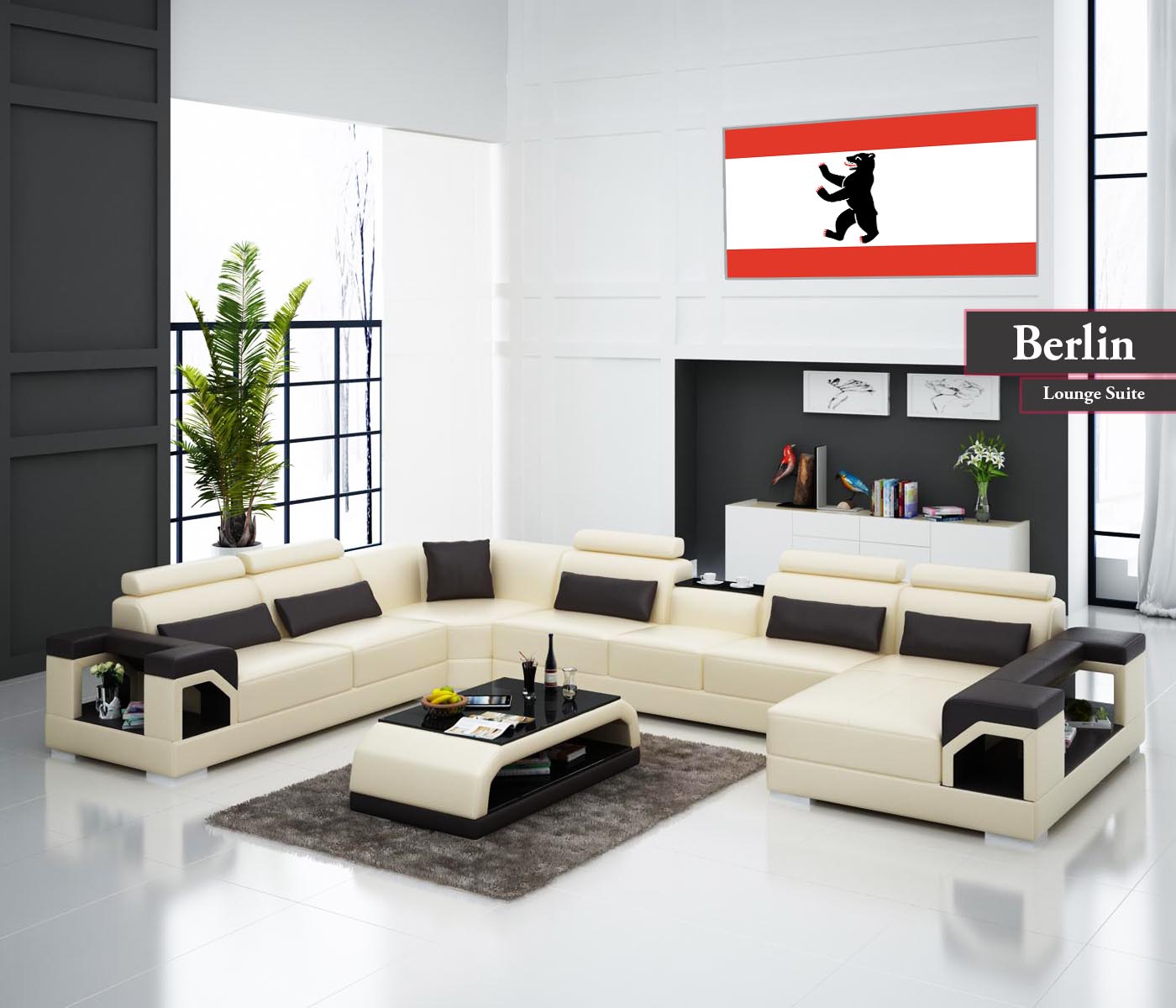 U-Shaped Lounge Suite | Berlin Design | Cool Furnishings NZ
